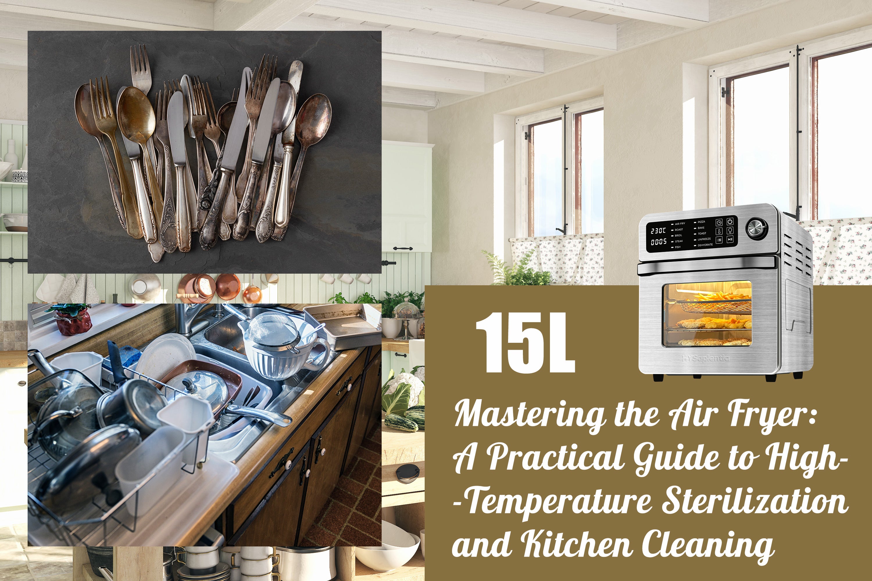 Efficient Household Sterilization with an Air Fryer