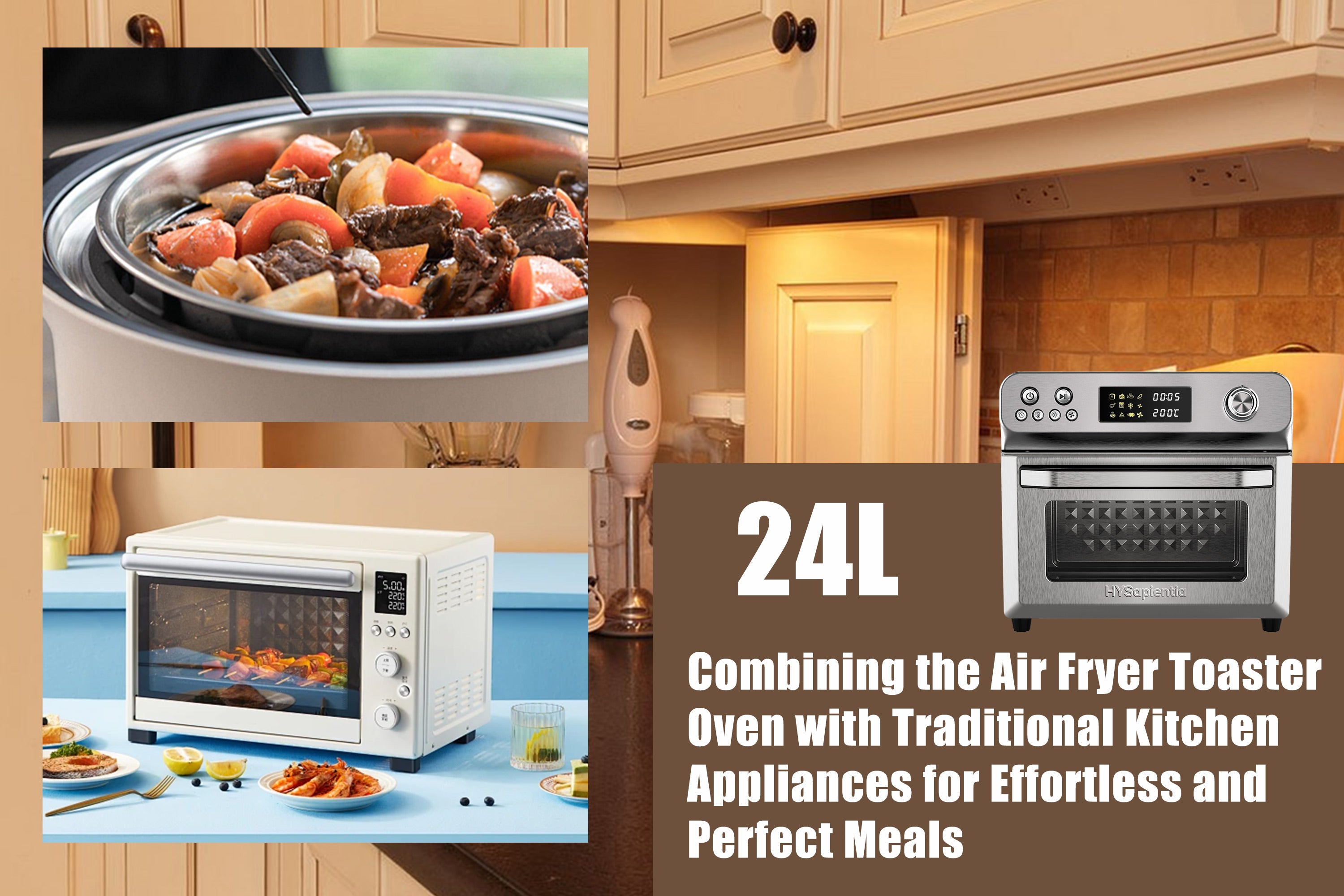 Effortless Cooking with HYSapientia Air Fryer Toaster Oven
