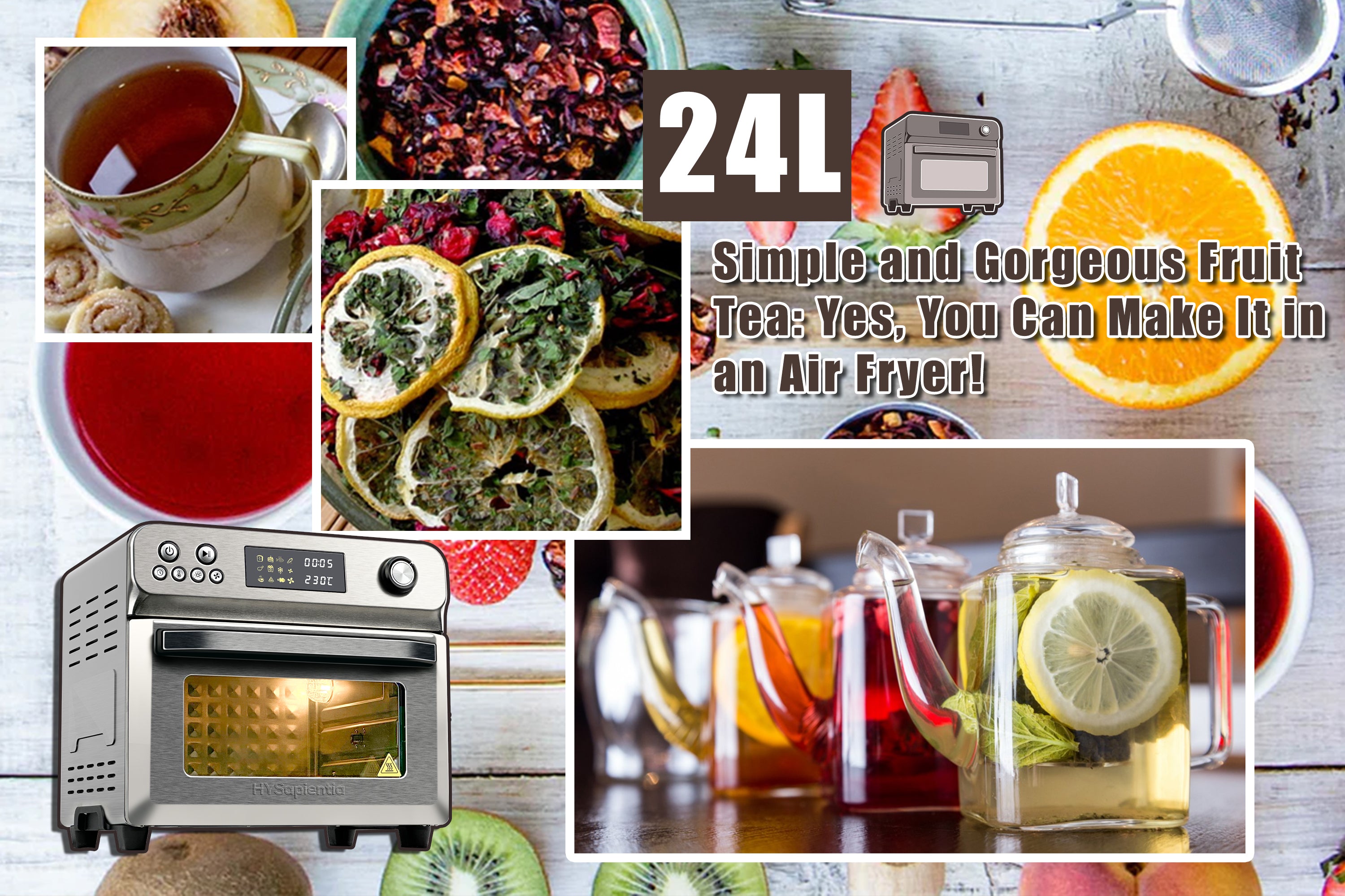 Simple and Gorgeous Fruit Tea: Yes, You Can Make It in an Air Fryer!