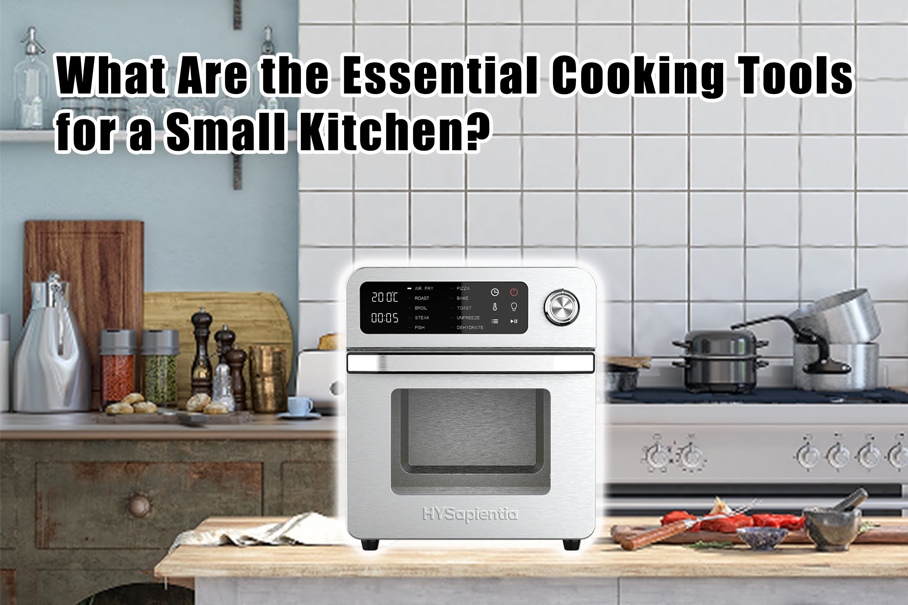 Maximize Small Kitchen Space with HYSapientia Air Fryers