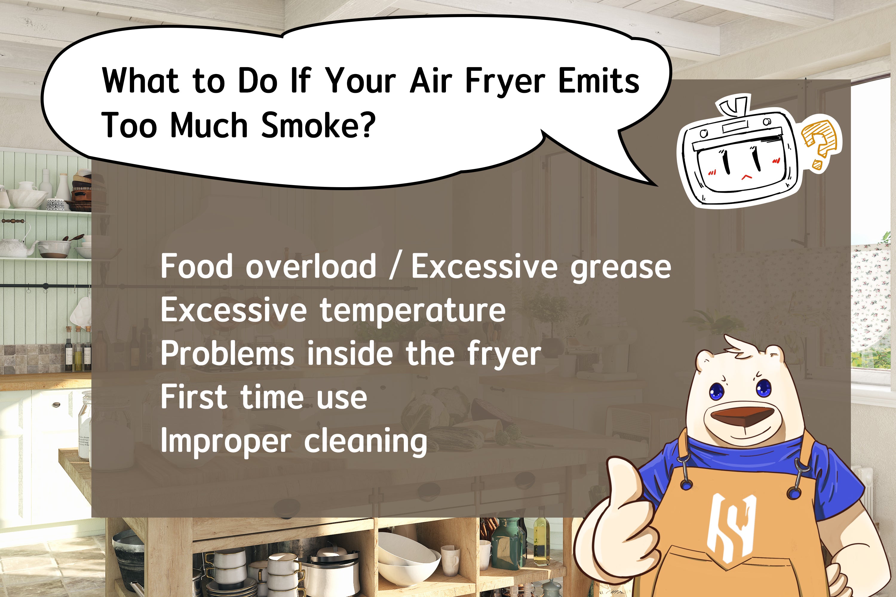 Reduce Smoke Emissions from Your Air Fryer with HYSapientia