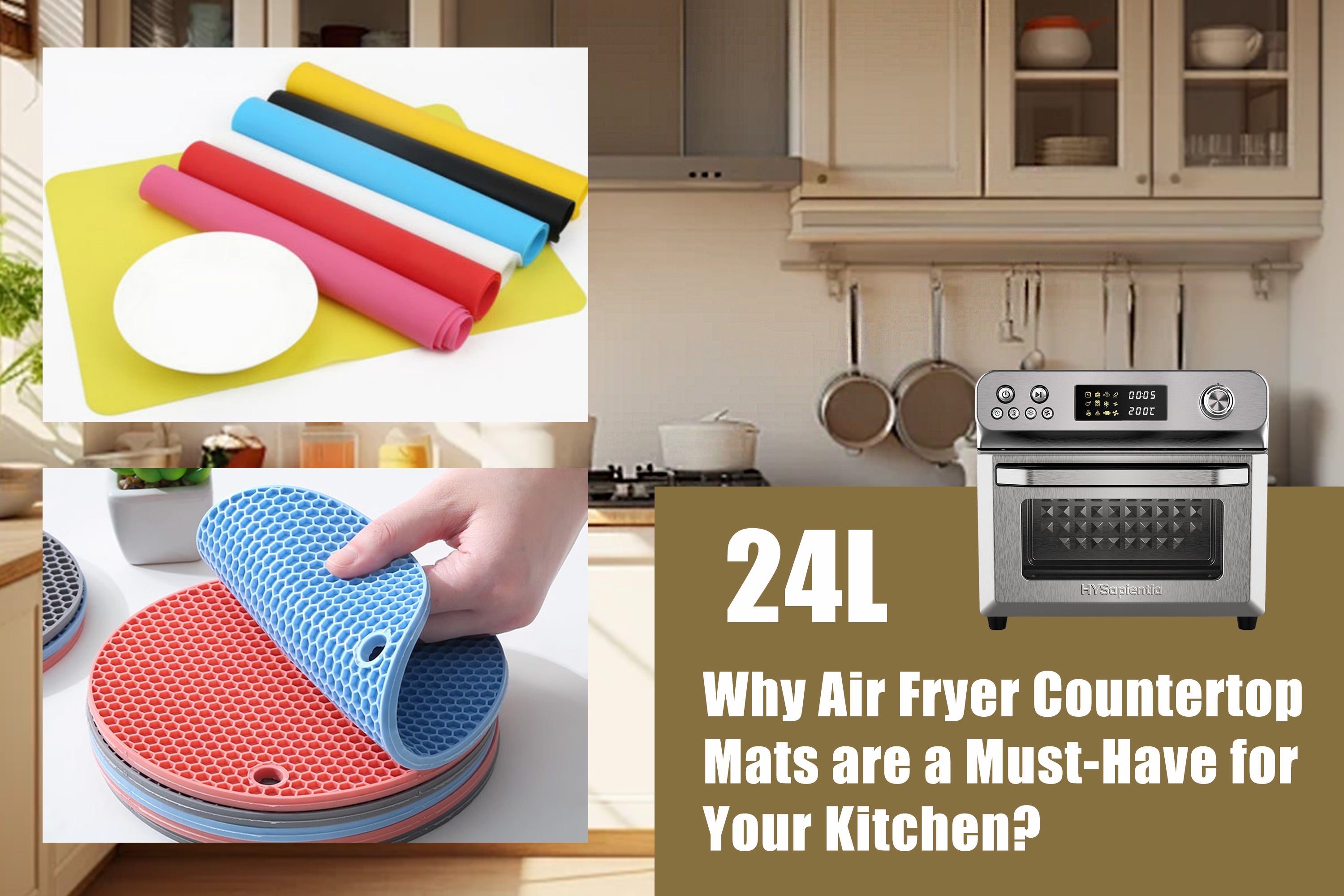 Protect Your Kitchen: Premium Air Fryer Mat