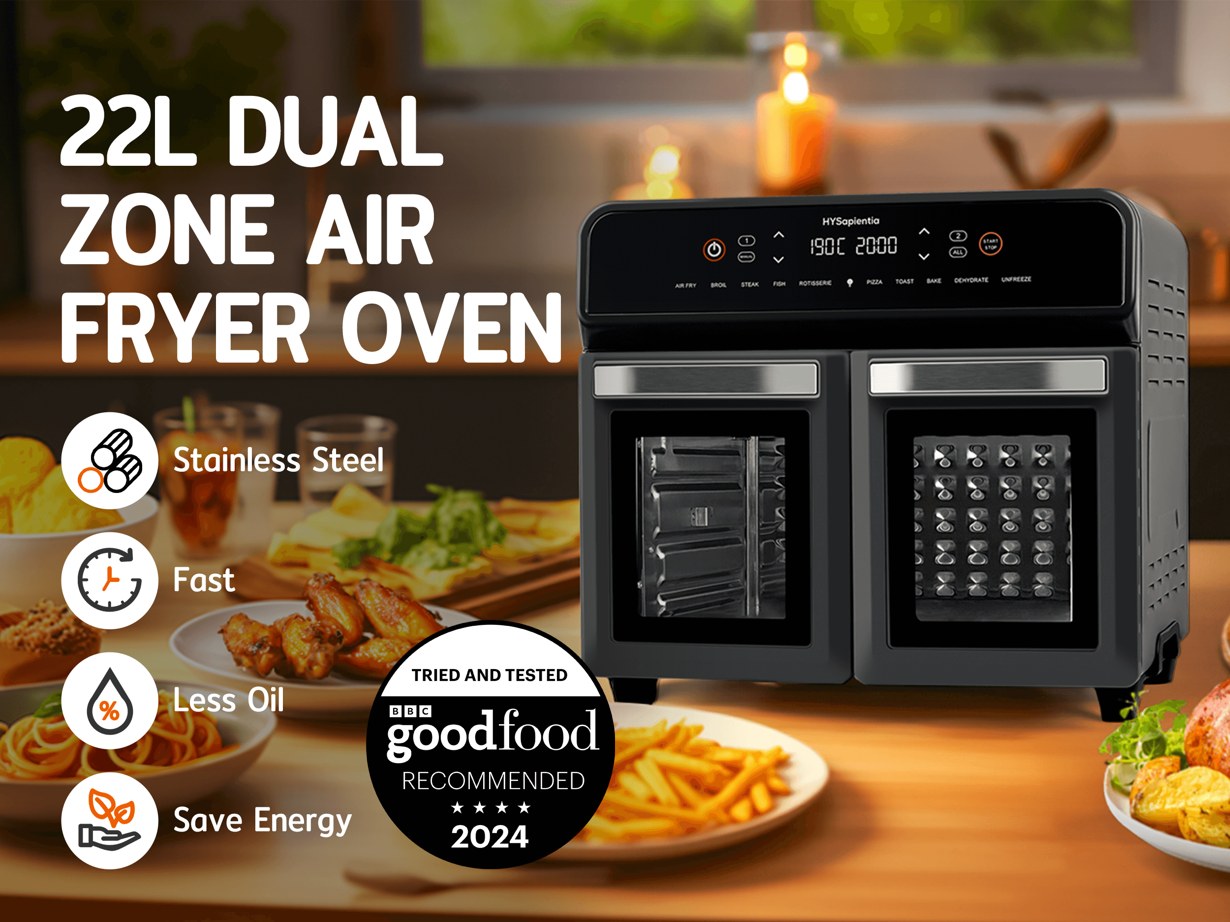 Dual Air Fryers: A Guide to Convenience & Practicality